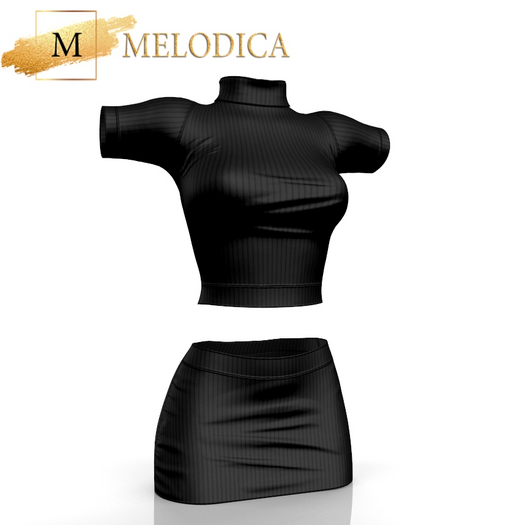Second Life Marketplace Larax Claire Outfit Black
